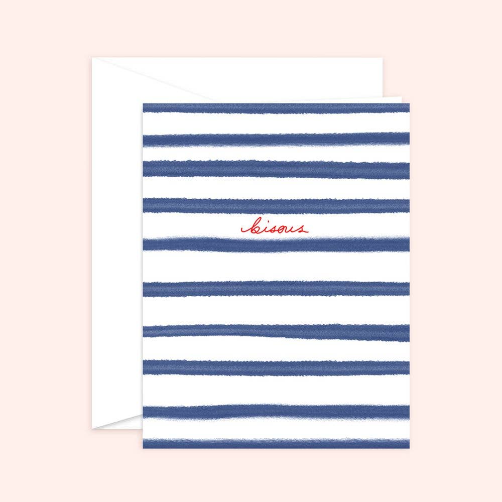 Bisous French Love Card – Ma Maison + Co.