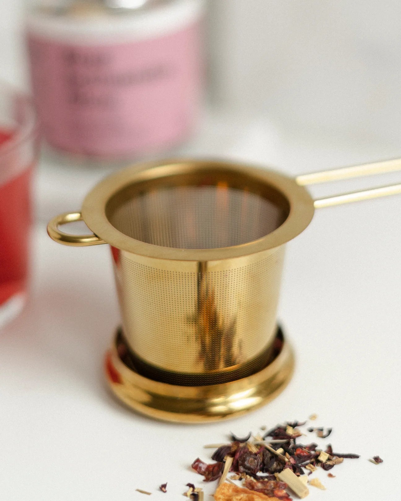 Gold Tea Strainer – Ma Maison + Co.